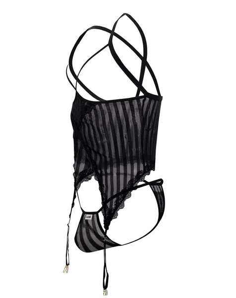 Candyman 99654 Mesh Two Piece Set Black – Steven Even - Men's Underwear ...